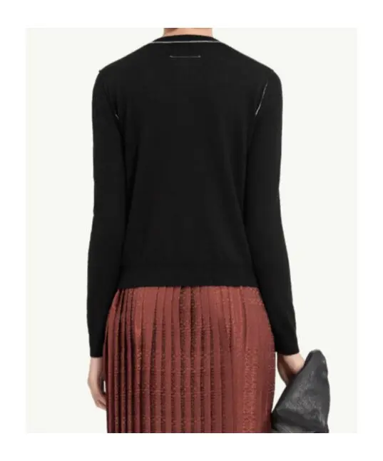 MAISON MARGIELA Button-front Knit Cardigan - Black