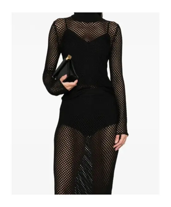 Simkhai Bexley Mesh Knit Top