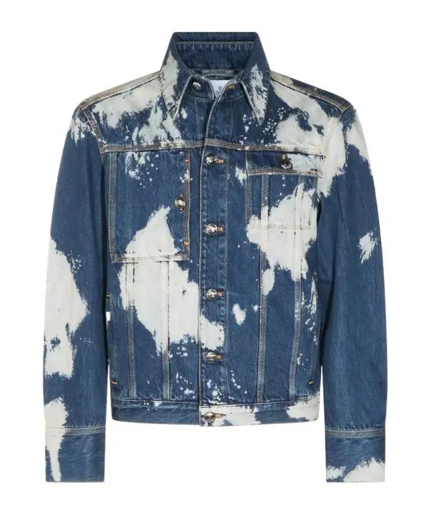 VIVIENNE WESTWOOD Collared Denim Jacket - Blue