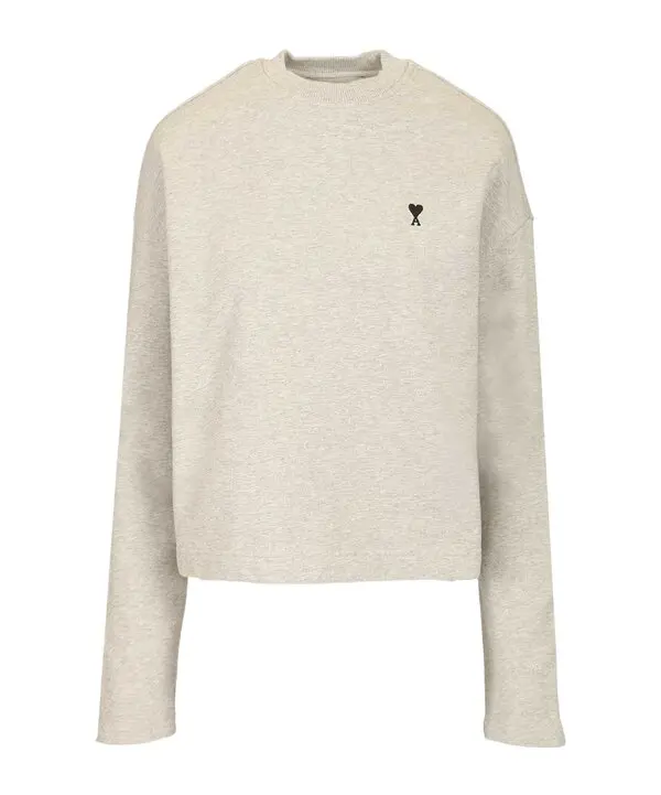 AMI Paris Embroidered-logo T-shirt