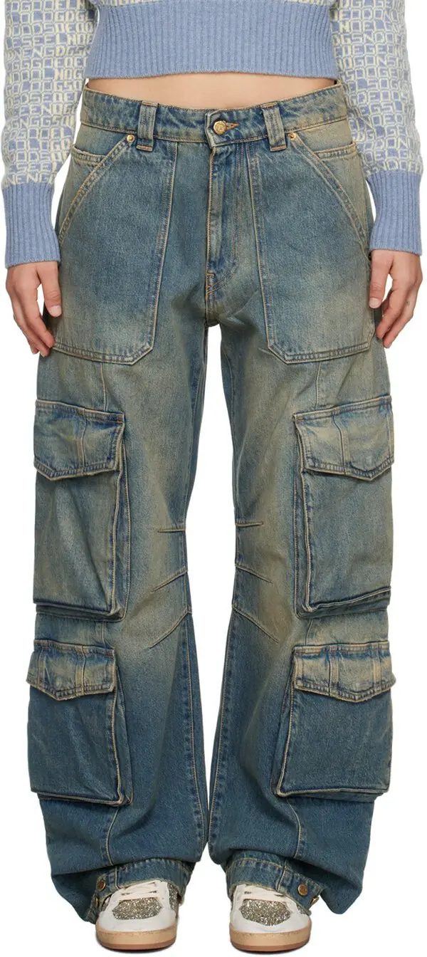 GOLDEN GOOSE Straight-leg Cargo Jeans