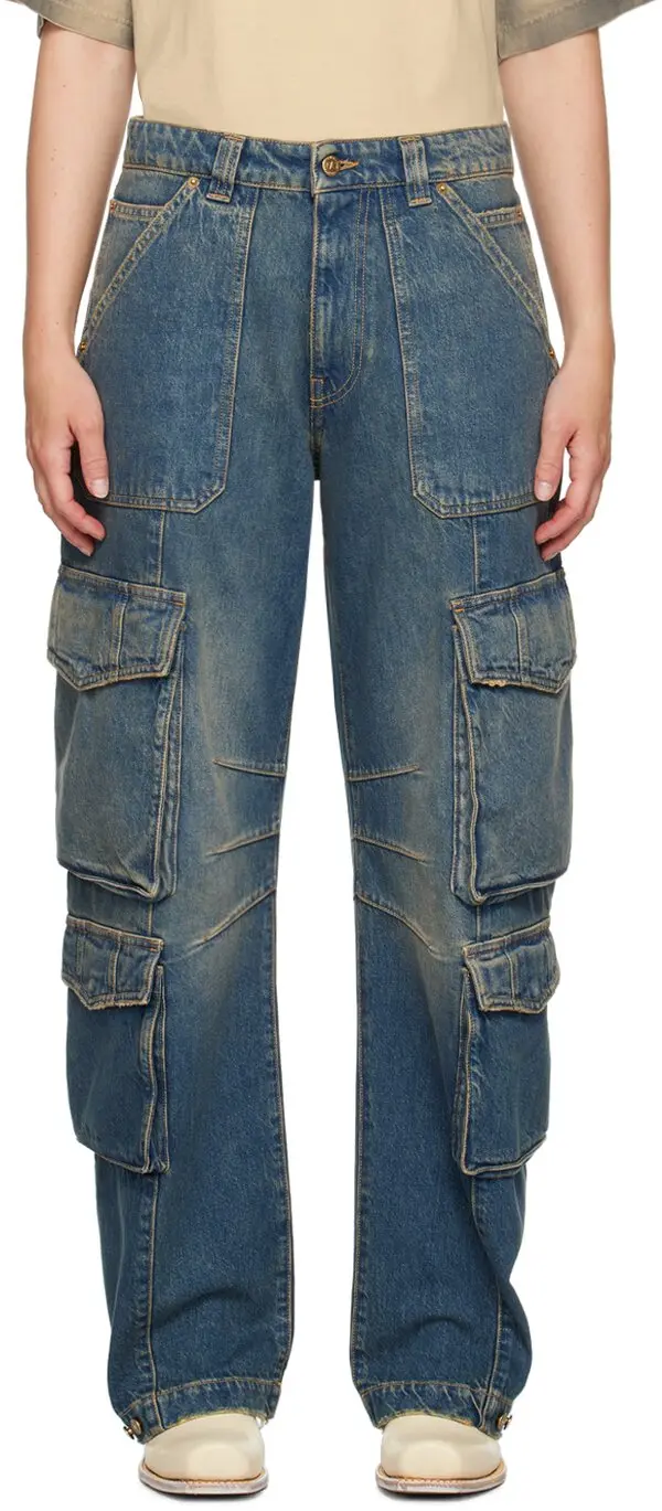 GOLDEN GOOSE Straight-leg Cargo Jeans