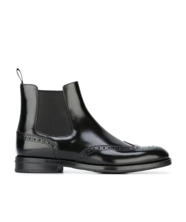 Church's Ketsby Wg Brogue Chelsea Boots - Black