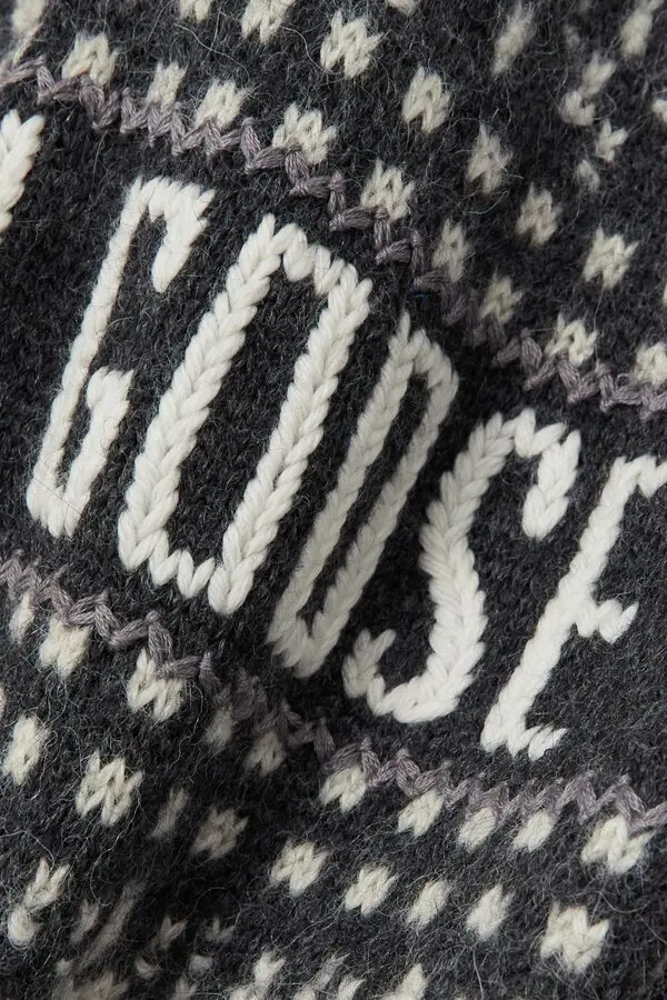 GOLDEN GOOSE Fringed Belted Cardigan