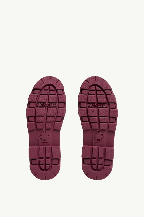 Moncler Vera Edge Leather Ankle Boots