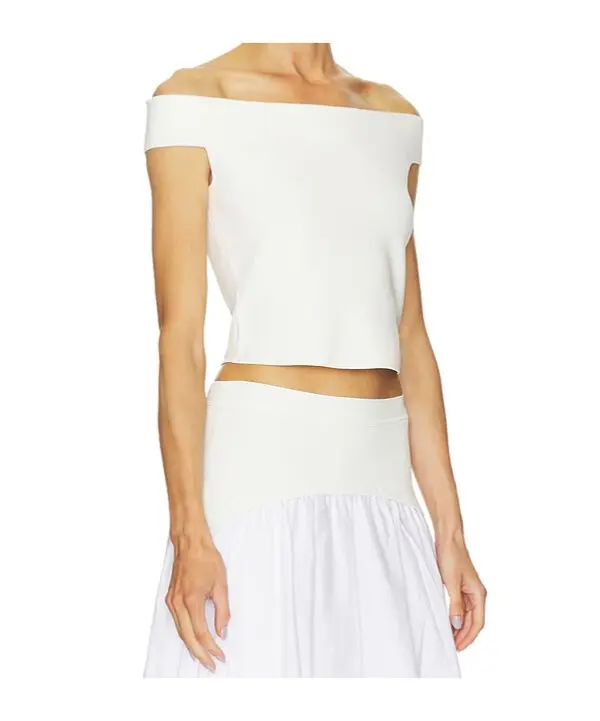 Simkhai White Dalton Top