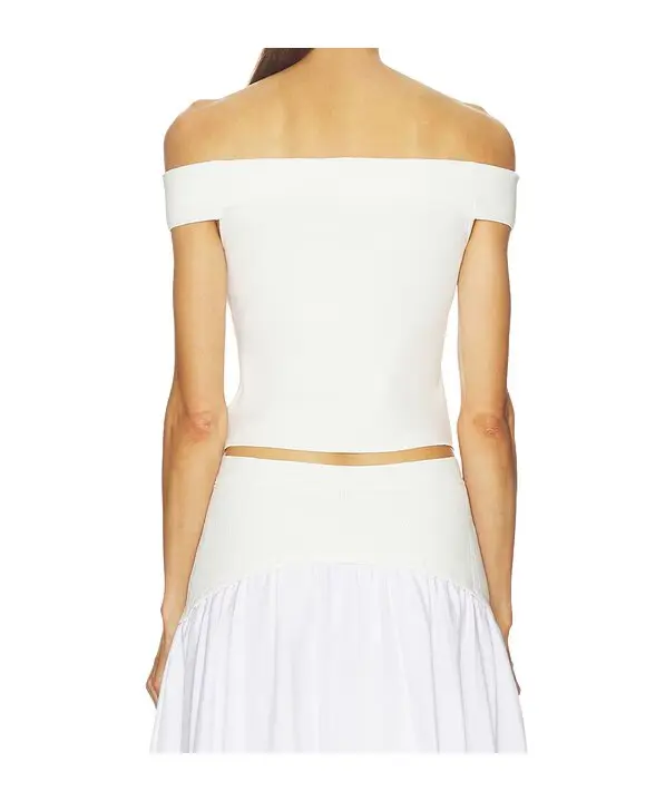 Simkhai White Dalton Top