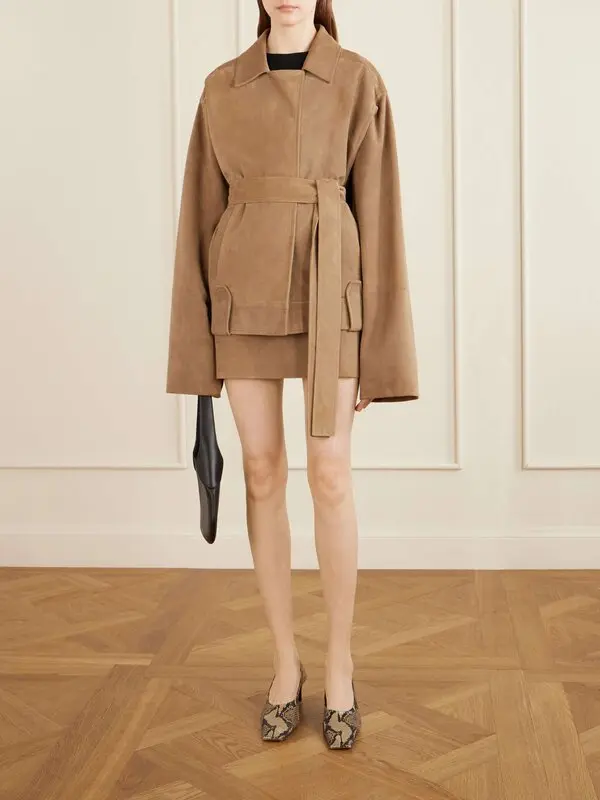 Khaite Alder Suede Jacket