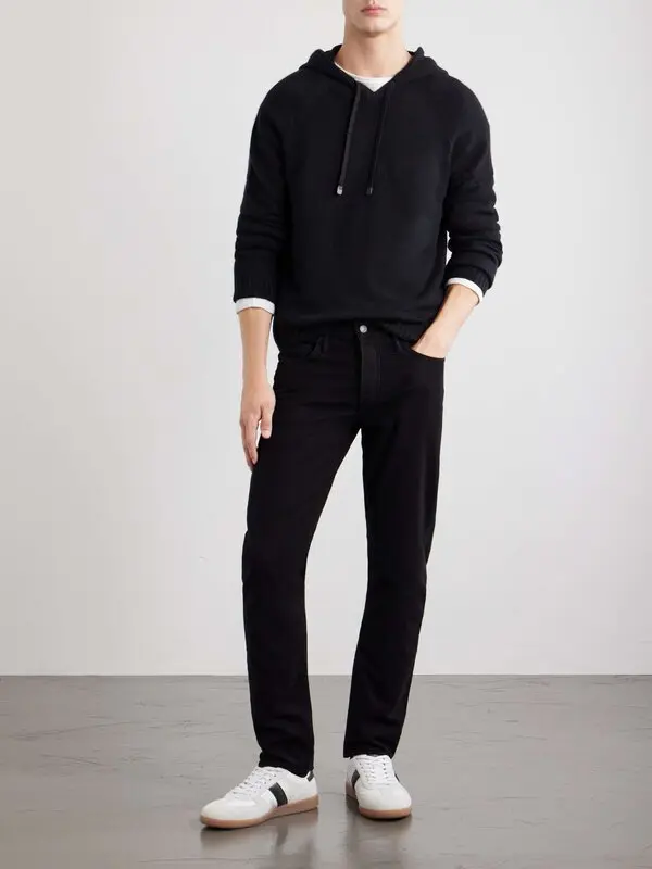 TOM FORD Logo-embroidered Cashmere Hoodie