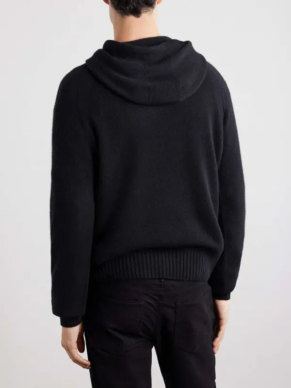 TOM FORD Logo-embroidered Cashmere Hoodie