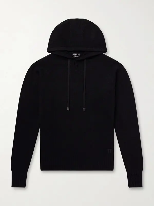 TOM FORD Logo-embroidered Cashmere Hoodie