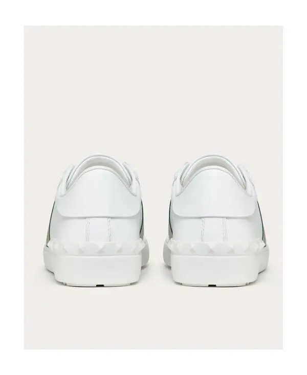 Valentino Garavani Rockstud Lace-up Sneakers - White/green