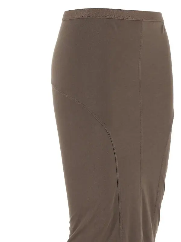 Rick Owens Long Elasticated Waist Skirt