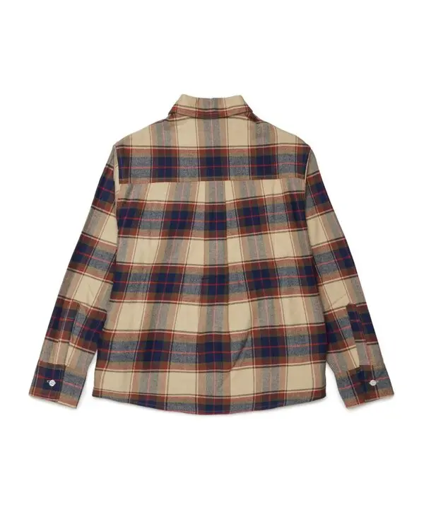 Dsquared2 Check-pattern Logo-plaque Shirt