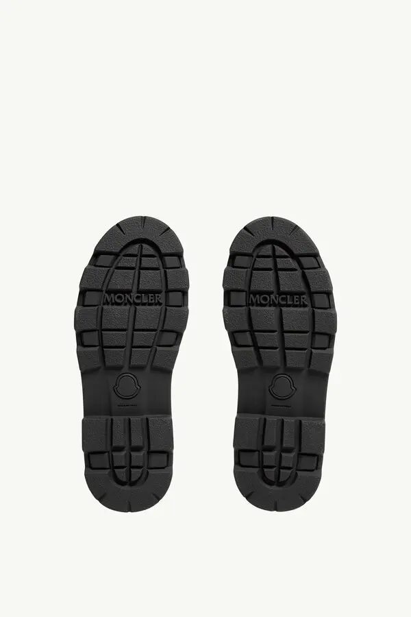 Moncler Vera Edge Leather Ankle Boots