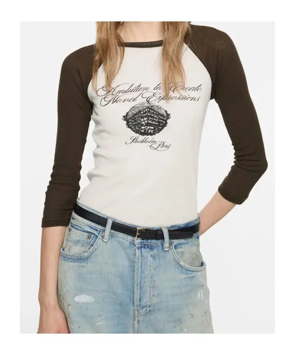 Acne Studios Jersey T-shirt With Logo