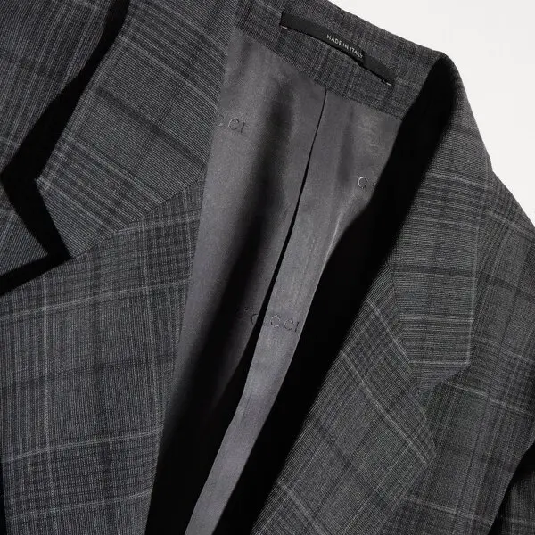 Gucci Checked Fine Wool Jacket