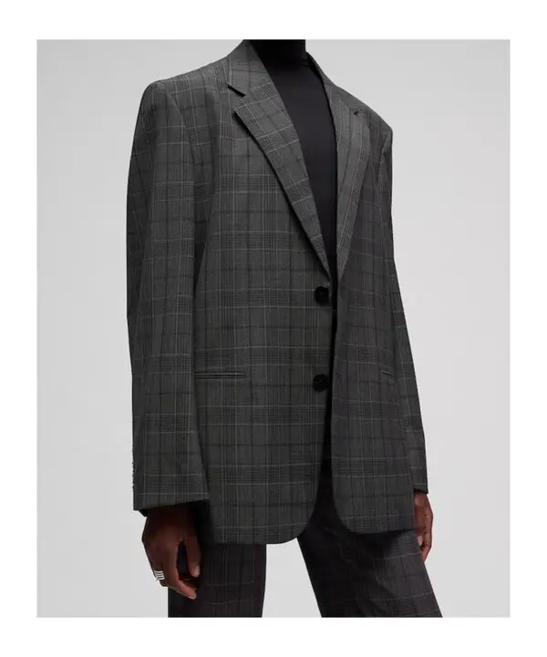 Gucci Checked Fine Wool Jacket