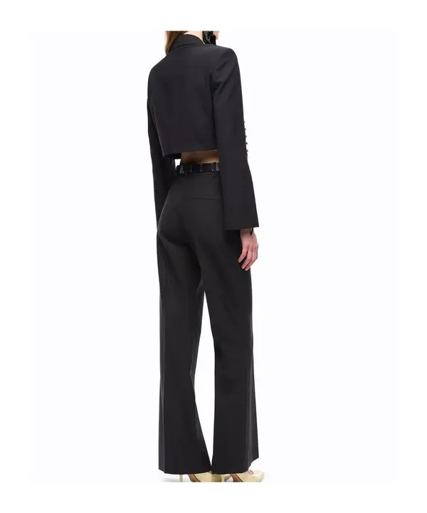 Pinko Lace-up Cropped Jacket