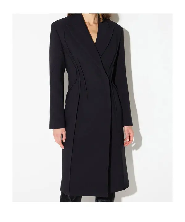 Elisabetta Franchi Tailored Asymmetric Coat