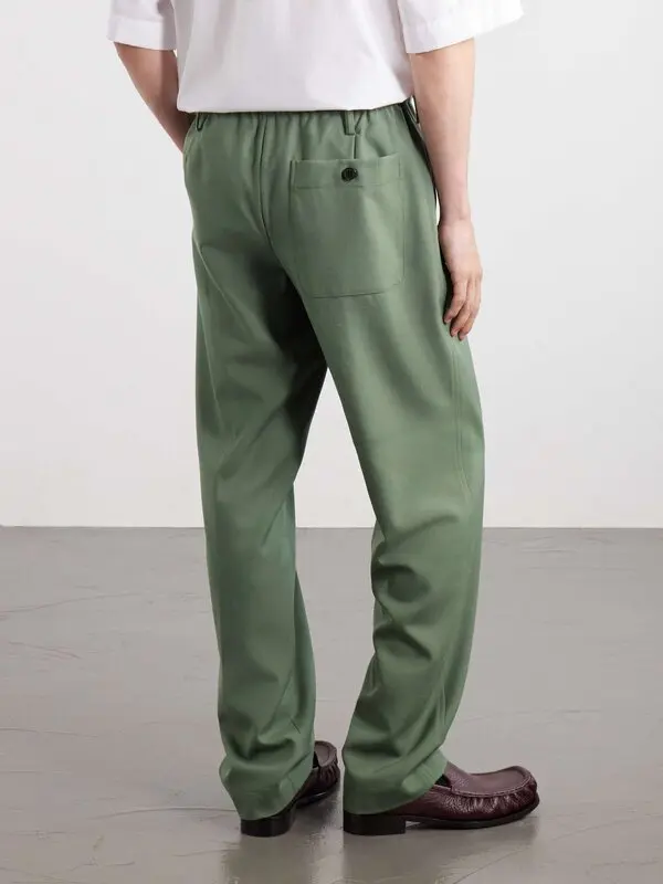 Dries Van Noten Penny Straight-leg Wool Trousers