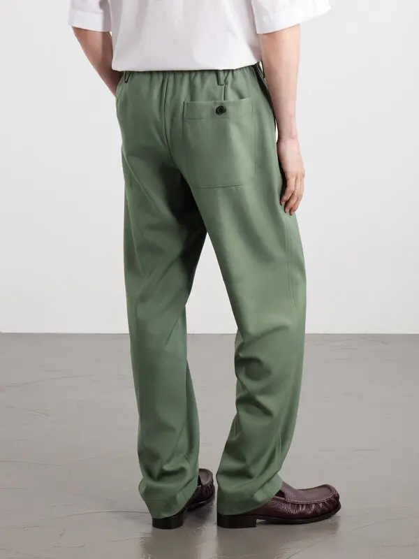 Dries Van Noten Penny Straight-leg Wool Trousers