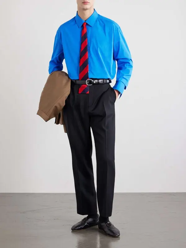 Celine Jed Cotton-poplin Shirt