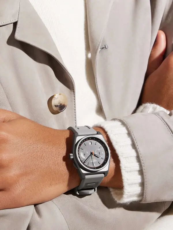 BAMFORD LONDON B347 Automatic Chronograph Titanium And Rubber Watch