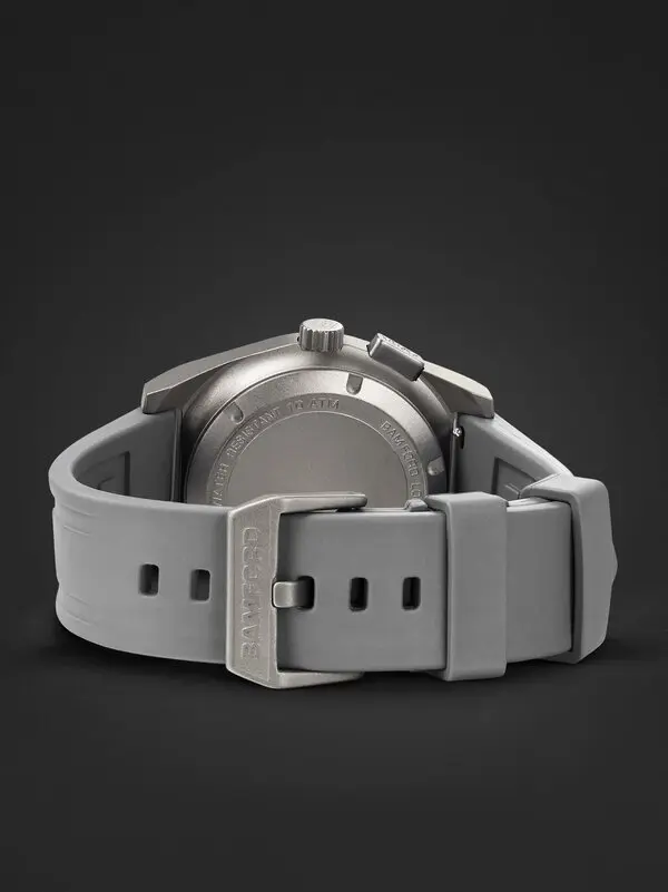 BAMFORD LONDON B347 Automatic Chronograph Titanium And Rubber Watch