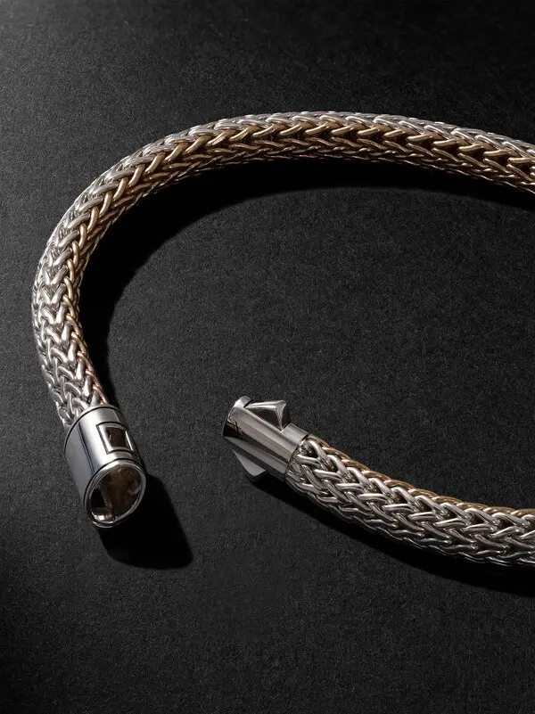 John Hardy Icon Reversible 14k Gold And Sterling Chain Bracelet