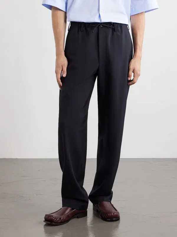 Dries Van Noten Penny Straight-leg Wool Trousers
