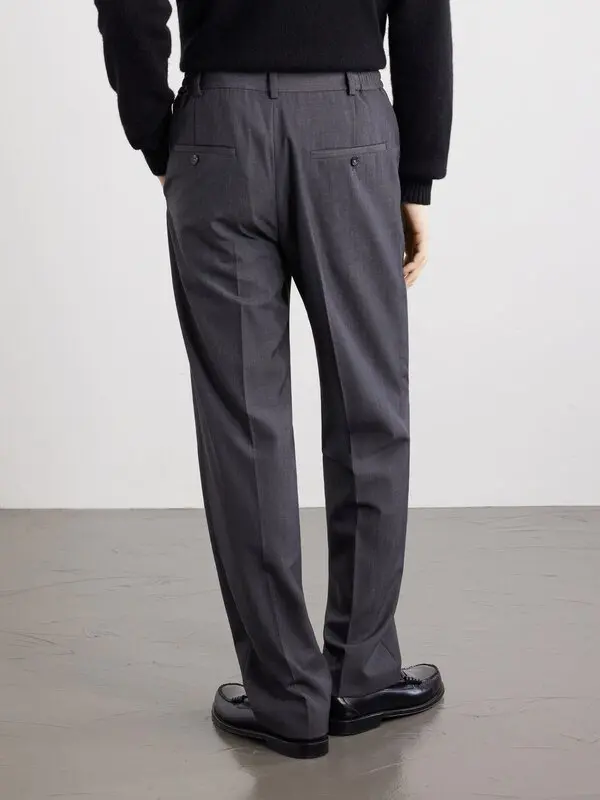 A.p.c. Dylan Straight-leg Grain De Poudre Trousers