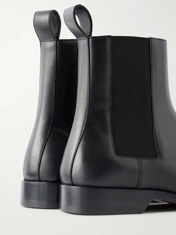 Loewe Bobine Leather Chelsea Boots