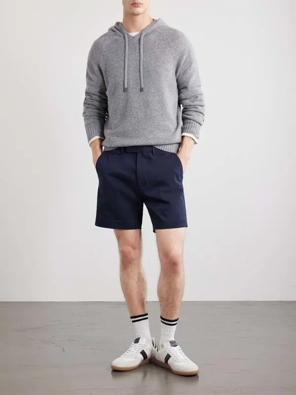 TOM FORD Straight-leg Cotton-blend Twill Shorts