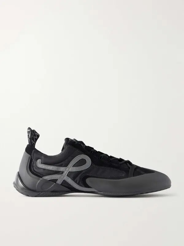 Loewe Grip Suede-trimmed Nylon Sneakers
