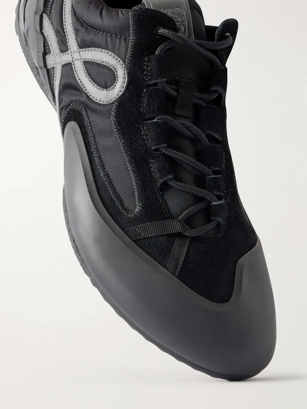 Loewe Grip Suede-trimmed Nylon Sneakers