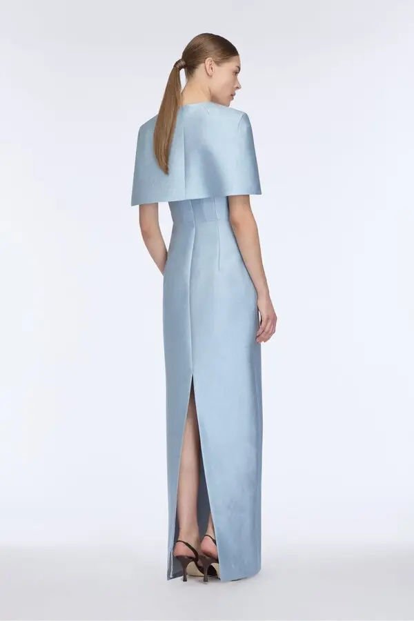 EMILIA WICKSTEAD Domie Cape In Embossed Cloqu
