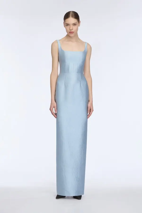 EMILIA WICKSTEAD Megara Dress In Embossed Cloqu