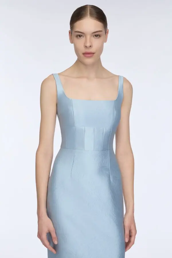 EMILIA WICKSTEAD Megara Dress In Embossed Cloqu