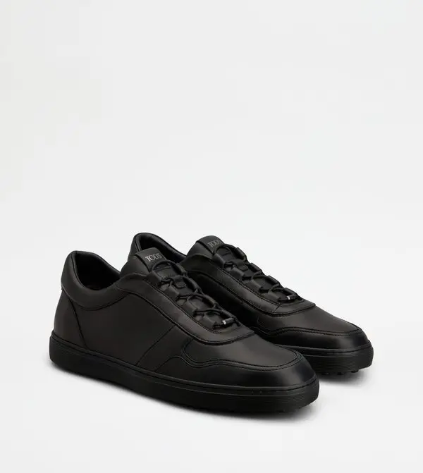 TOD'S Red Dot Sneakers In Leather