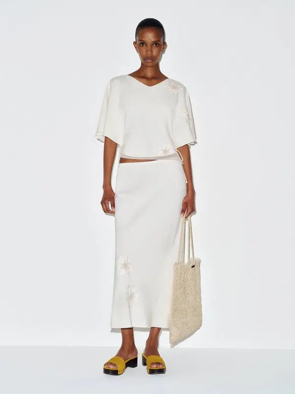 REFORMATION Vintage Lou Lou Set - Ivory