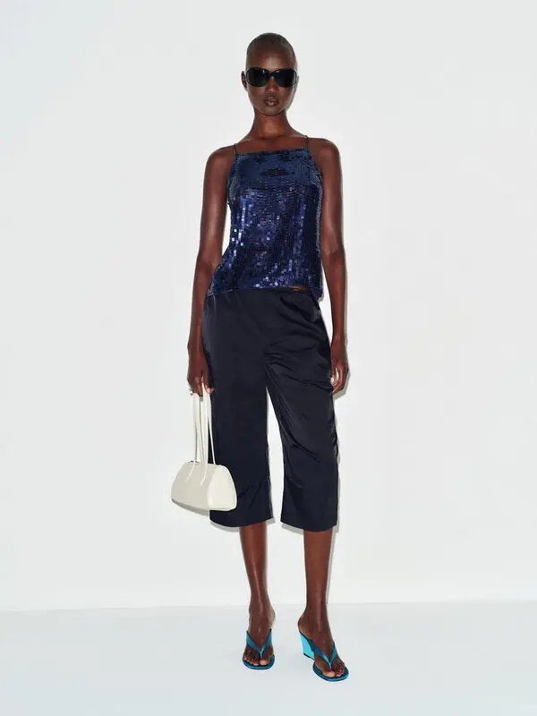 REFORMATION Vintage Midnight Top
