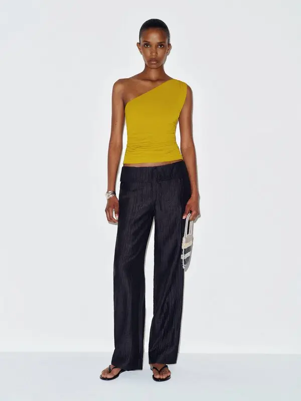 REFORMATION Vintage Jean Paul Gaultier One Shoulder Top