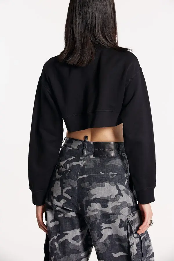 Dsquared2 Cropped Cool Sweatshirt