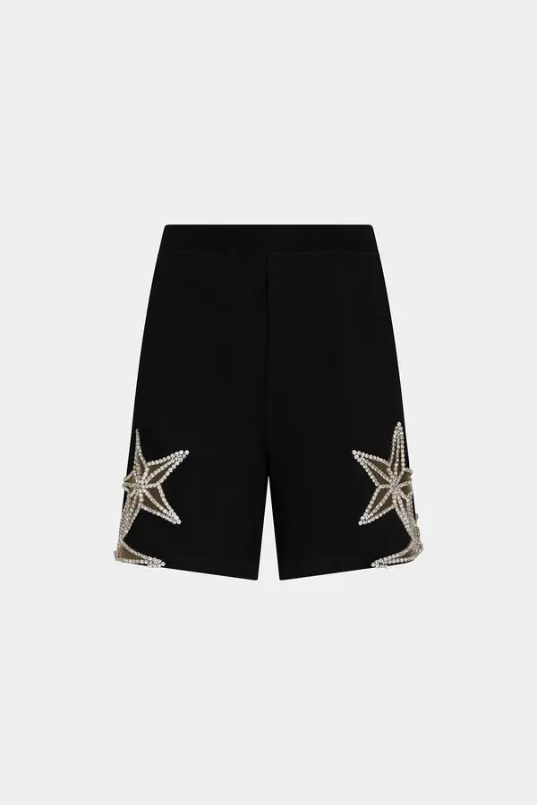 Dsquared2 Starry Night Relax Fit Shorts - Black