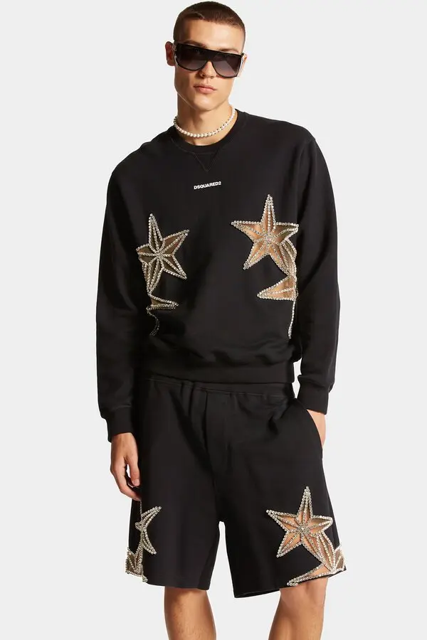 Dsquared2 Starry Night Relax Fit Shorts