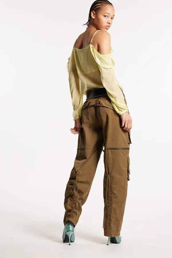 Dsquared2 Cargo Pants With Zippers And Patches