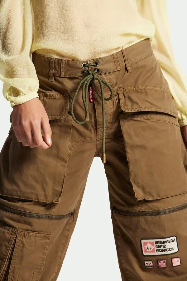 Dsquared2 Cargo Pants With Zippers And Patches