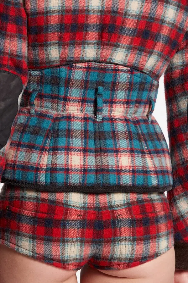Dsquared2 Canadian Check Wool Blend Jacket