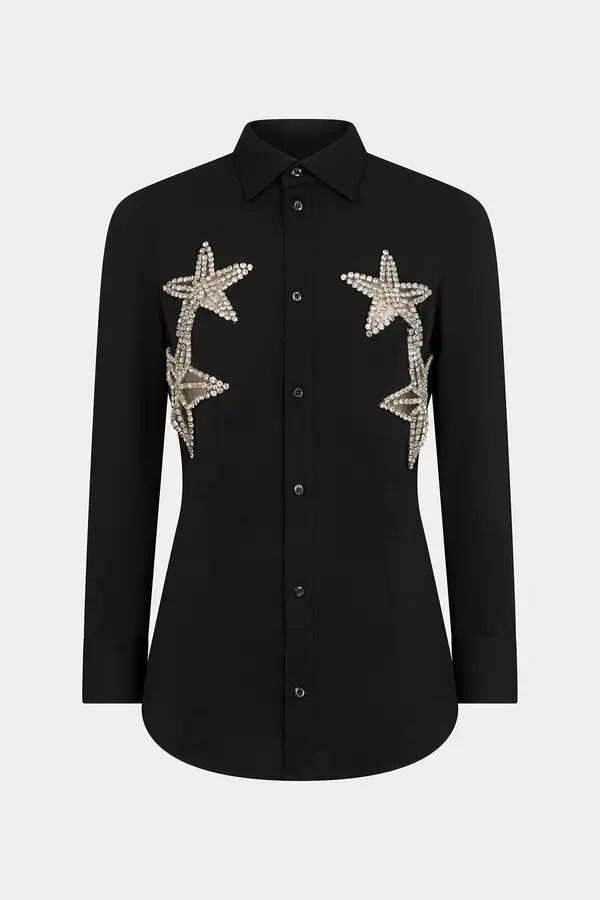 Dsquared2 Starry Night Embellished Shirt
